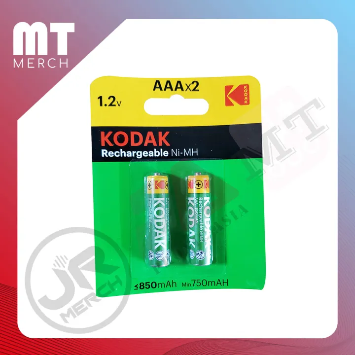 Kodak (K2-AAA) 2 AAA Rechargeable Battery pack | Lazada PH