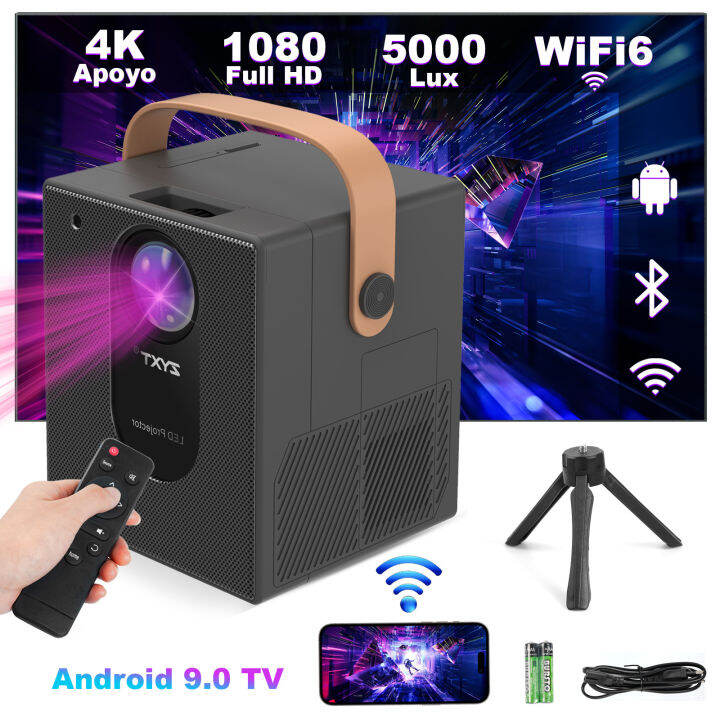 Outdoor Portable Home Projector 1080P Ultra High Definition Android ...