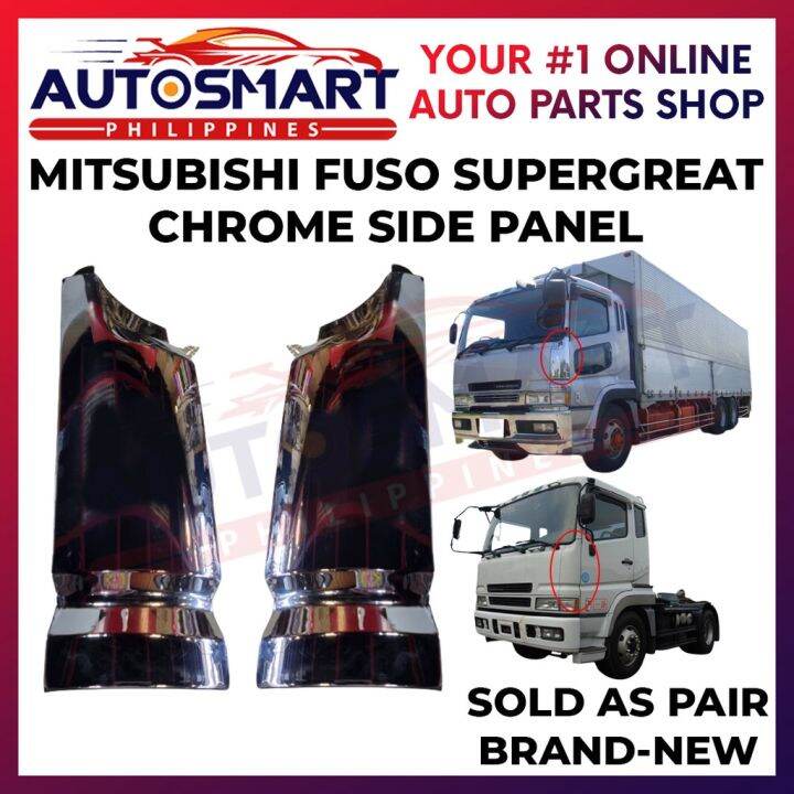 Mitsubishi Fuso Supergreat Chrome Side Panel Set | Lazada PH