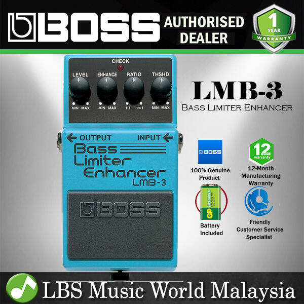 Boss LMB-3 Bass Limiter Enhancer Guitar Effect Pedal Foot Switch ...