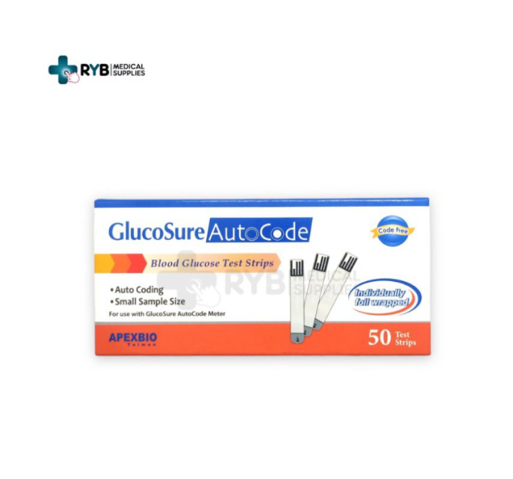 Blood Glucose Test Strips 50pcs ( Glucose Autocode ) | Lazada PH