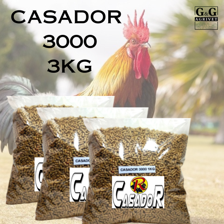 [G&G AGRIVET] CASADOR 3000 Free Range Chicken Finisher Pellet / Patuka ...