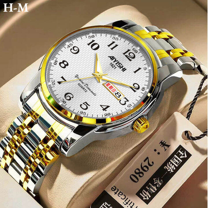 Swiss original genuine automatic mechanical watch men's waterproof ...