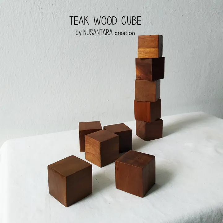 Teak Wood Cube | Lazada