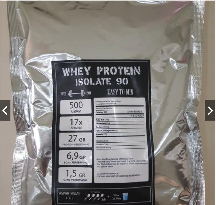 Whey Protein Isolate WPI 95 500gram serious mass gold standard 4 ...