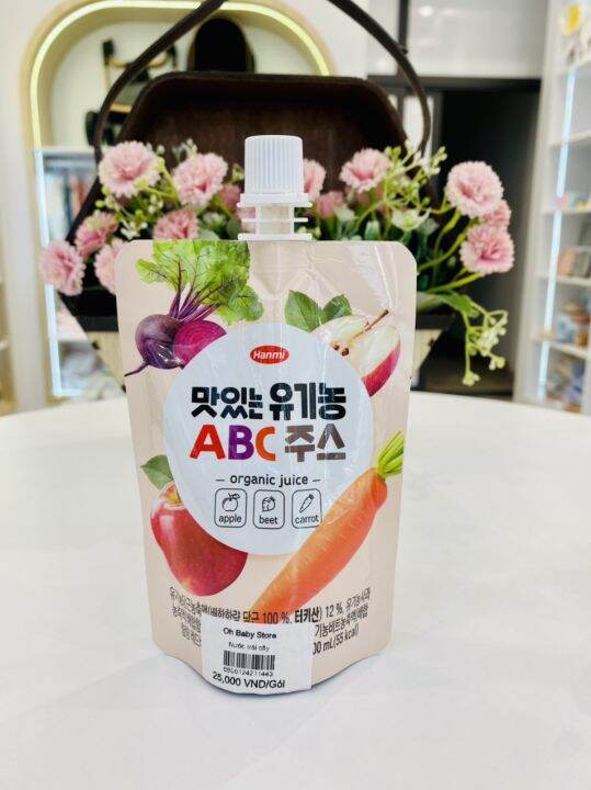 Nước trái cây tổng hợp Hanmi Organic ABC 100ml | Lazada.vn