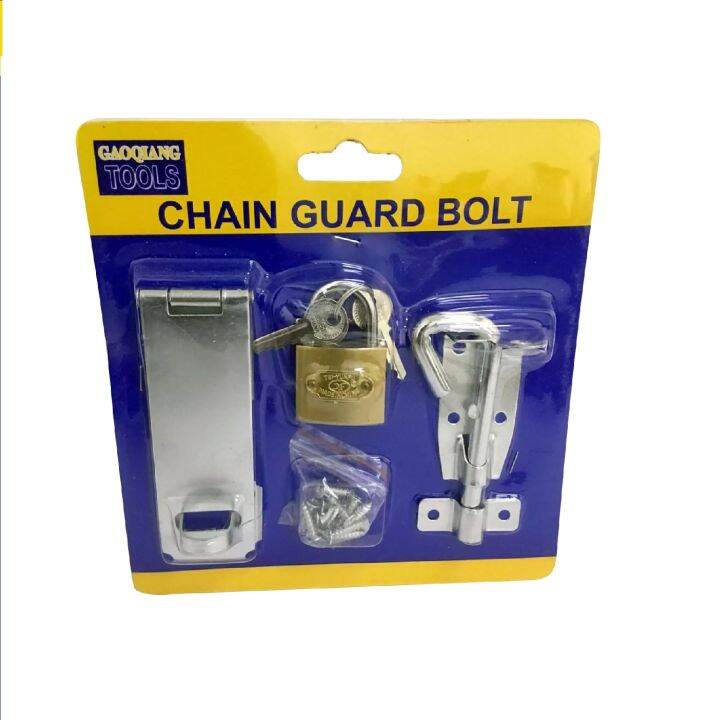 Safety Chain Guard Bolt Lock Set | Lazada PH
