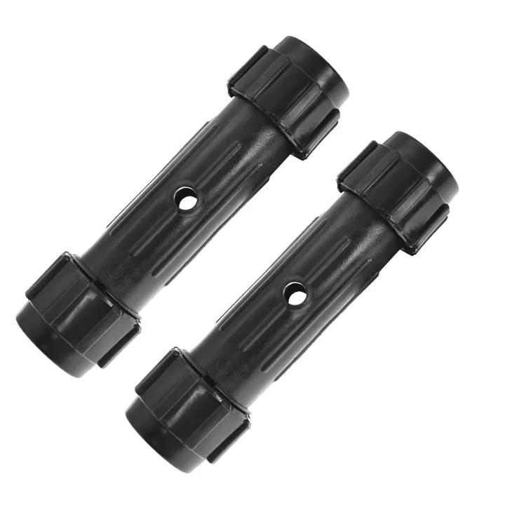 TOMSHOO 2 Pcs Paddle Connector Black Screwed Joint Fits for Kayak Canoe ...