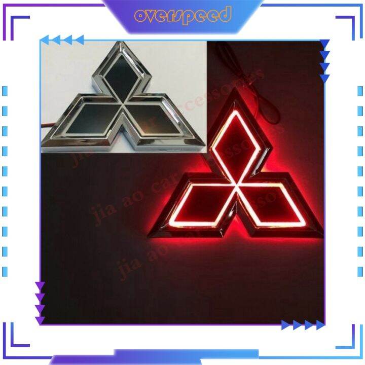 overspeed 5D LED Car Tail Logo for Mitsubishi Outlander Lancer Auto ...