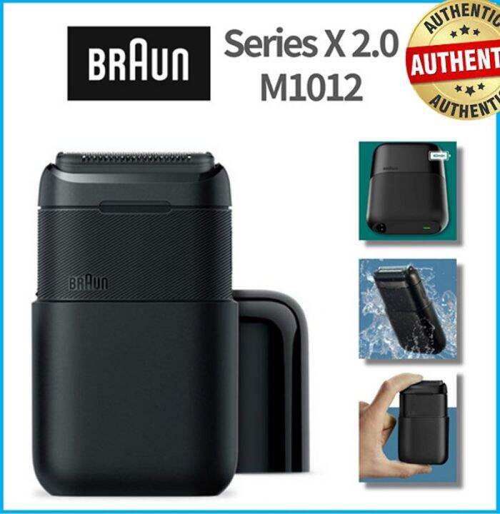 Braun Series X M1012 Black Waterproof Rechargeable Mini Shaver | Lazada PH