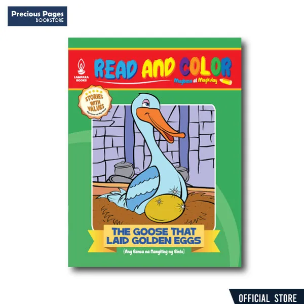 Read and Color - Stories With Values - The Goose That Laid Golden Eggs ...