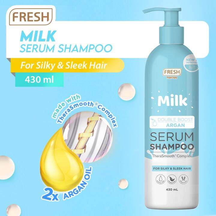 Fresh Hairlab Milk Boost Argan Serum Shampoo 430ml | Lazada PH