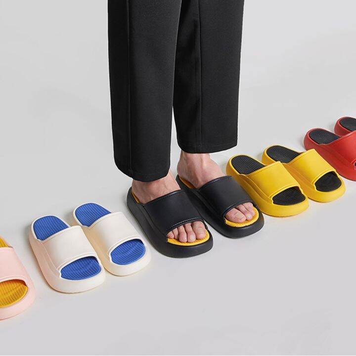 POSEE EVA รองเท้าแตะแบบสวม ส้นหนา สำหรับใส่ในบ้าน | Lazada.co.th
