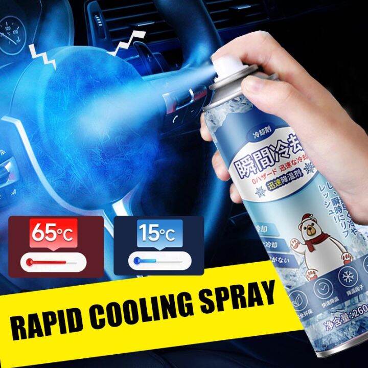 Car Cooling Agent Body Cooling Spray Freeze Spray Rapid Refrigerant Dry ...