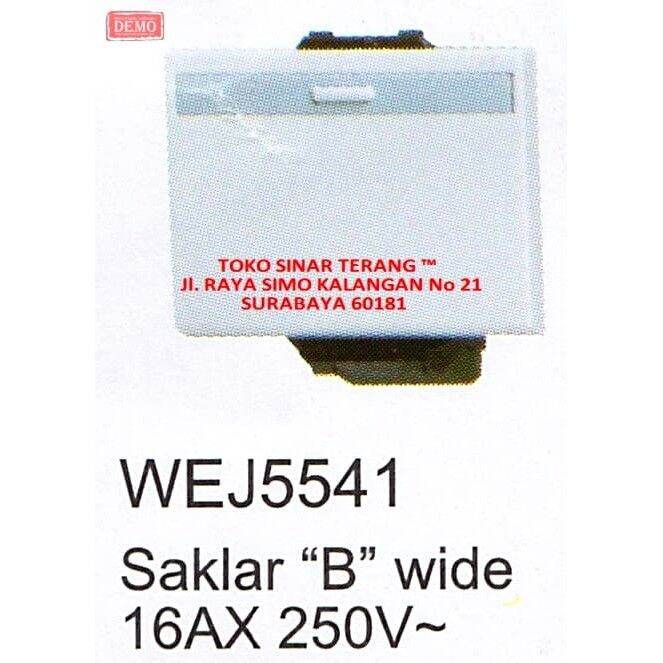 AGA Tombol Saklar PANASONIC Engkel LEBAR WEJ5541 I WIDE Series Listrik ...