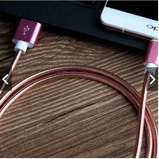 2A fast charging cable With metal string cover on the cable | Lazada PH