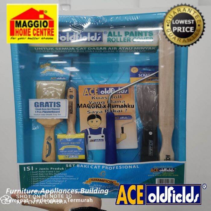 ROLLER CAT TEMBOK SET TERLENGKAP - KUAS CAT TEMBOK SET KOMPLIT - PRO ...