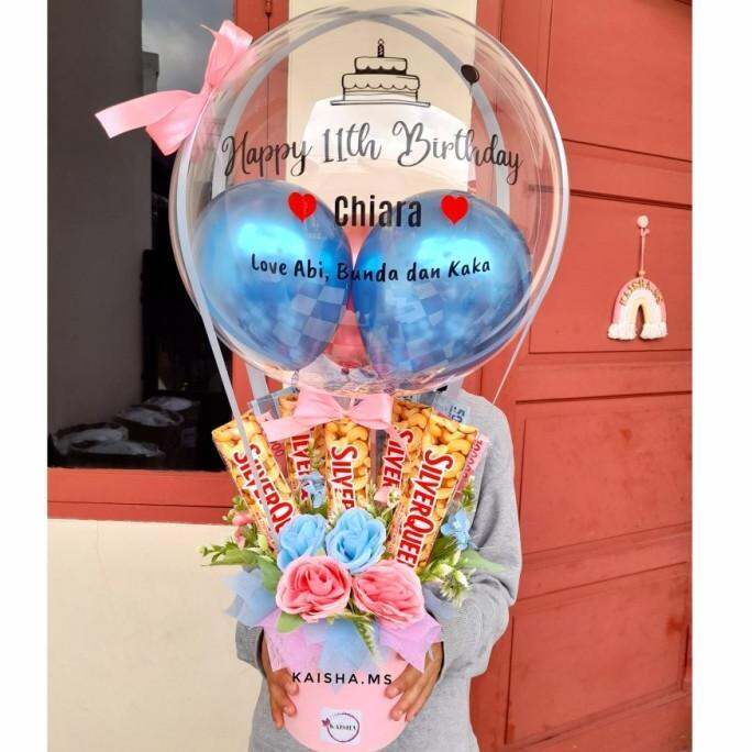 Termurah Buket Balon Bucket Balon Bouquet Balon Cokelat Bunga Hiasan ...