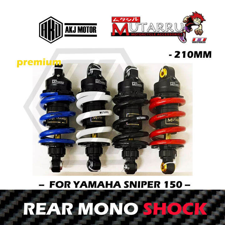 Mutarru Black Series Premium mono shock for Sniper 150 210mm | Lazada PH