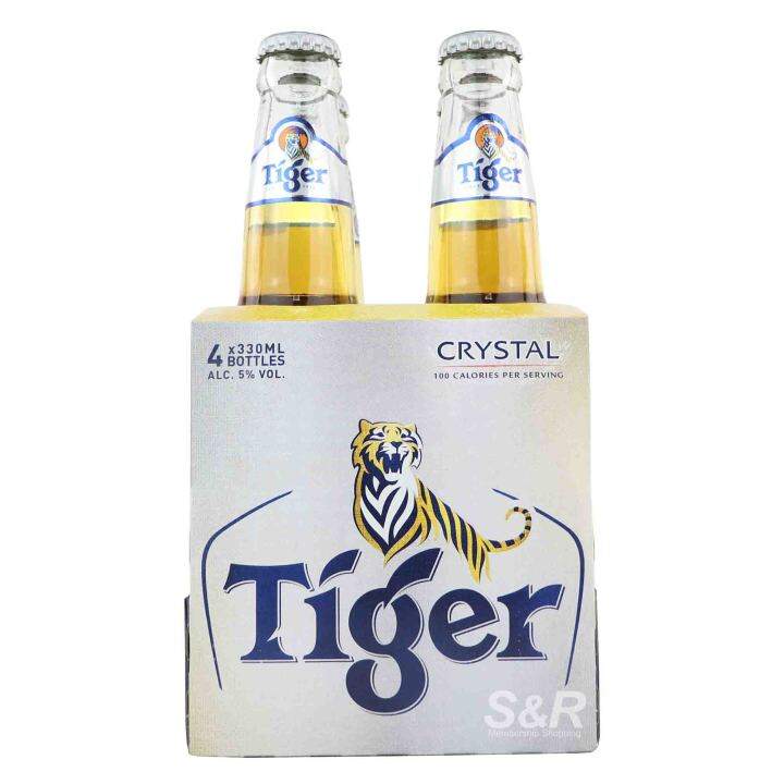 Tiger Crystal Asian Lager Beer (330mL x 4pcs) | Lazada PH