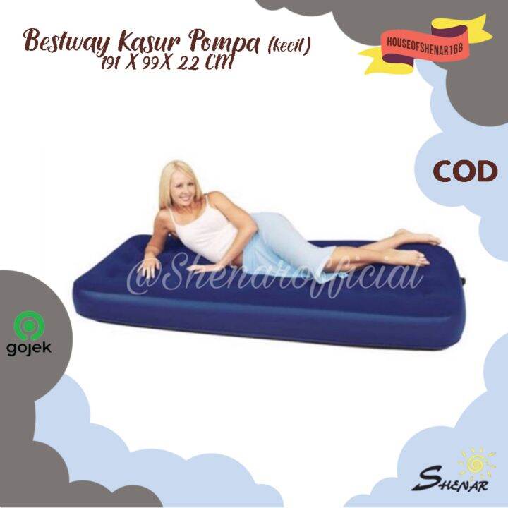 BESTWAY KASUR POMPA KECIL/ KASUR PRAKTIS/ KASUR ANGIN, SHENAR | Lazada ...