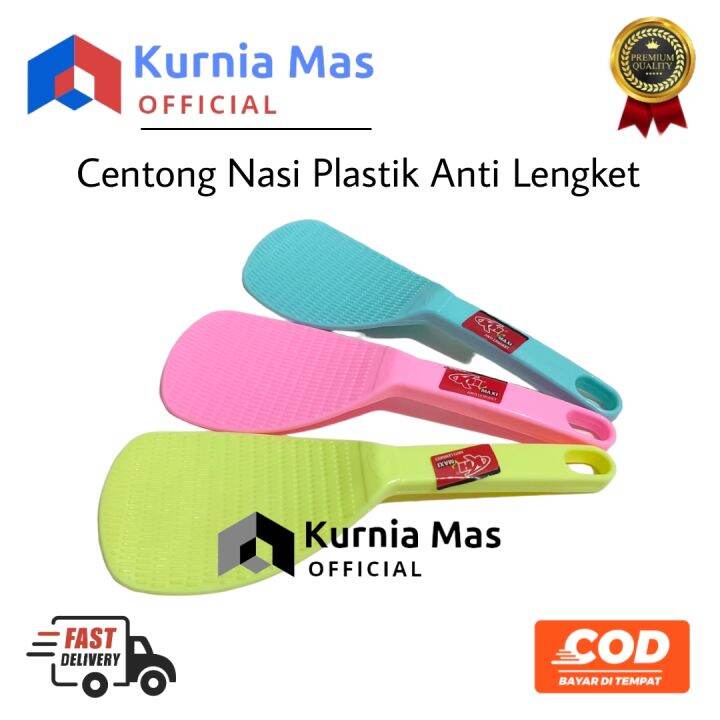 Centong Nasi Plastik KH Maxi Centong Nasi Anti Lengket Entong Nasi ...