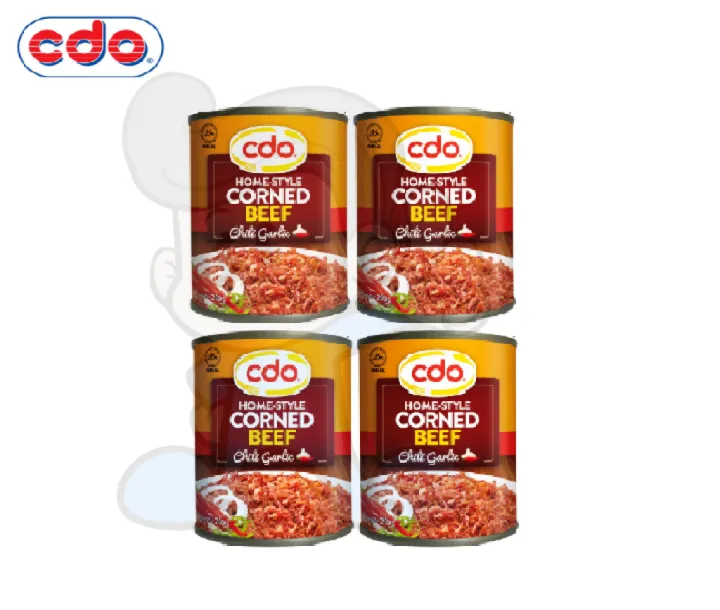 CDO Home-Style Corned Beef Chili Garlic (4 x 260 g) | Lazada PH