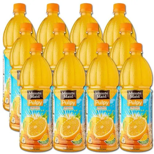 Minute Maid Pulpy Orange 12 Pack (1L per bottle) | Lazada PH