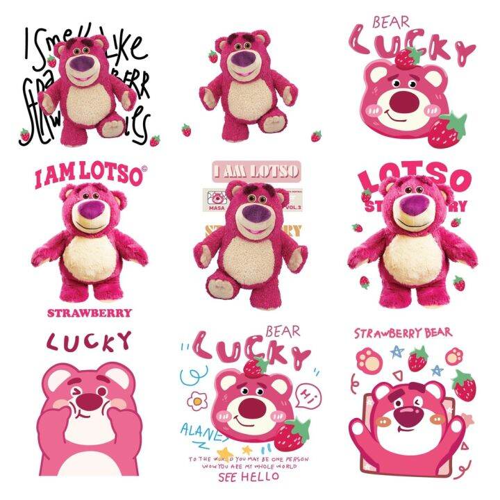 Sticker ủi áo, decal nhiệt dán áo LOTSO siêu cute ủi trực tiếp lên vải ...