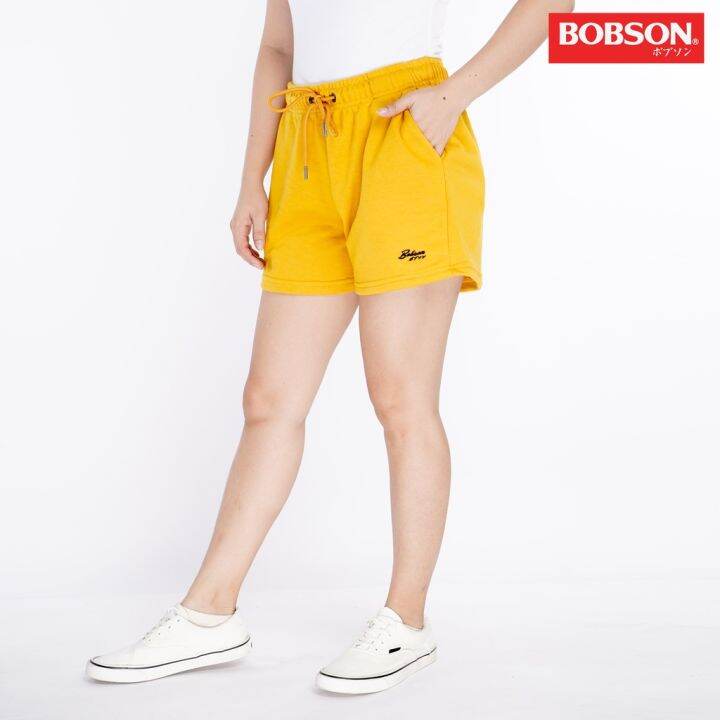 Mainit na benta Bobson Ladies' Basic Non Denim Jogger Short 80702 (Mustard) | Lazada PH