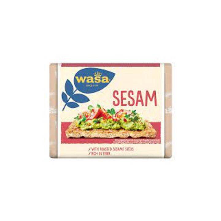 【READY STOCK】 ♥Wasa Since 1919 Sesam Crisp Bread 200g.♧ | Lazada PH