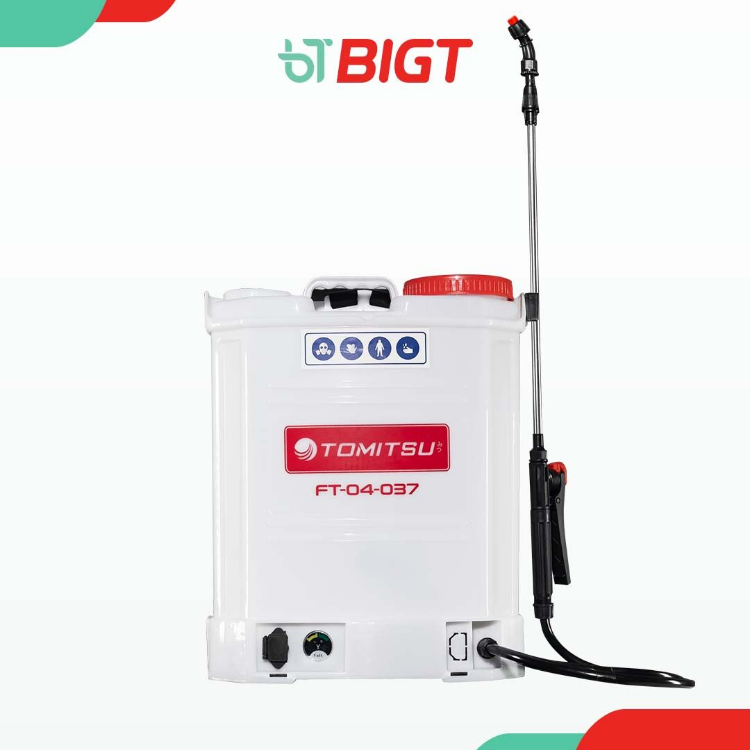 แถมฟรี 4หัวพ่น!! ถังพ่นยา Tomitsu 20/16 ลิตร 9-BAR ถังหนาพิเศษเกรดอุตสาหกรรม ถังพ่นยา ถังพ่นข้าว ...