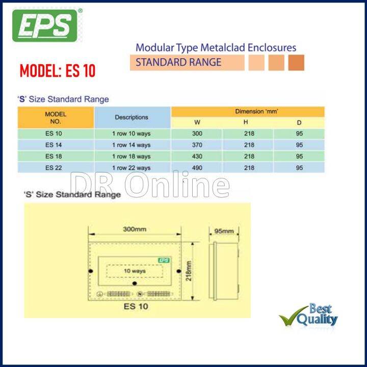 EPS DISTRIBUTION BOARD DB BOARD 1ROW 10WAY PER ROW ES-10 | Lazada