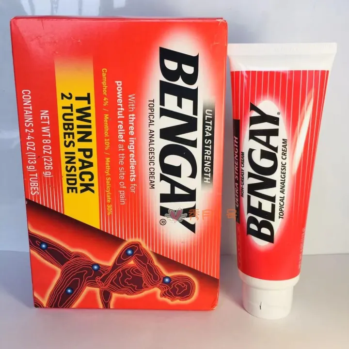 จุดบรรจุภัณฑ์ใหม่อเมริกัน Original Bengay Bengay ครีมบรรเทาอาการปวด113G ...