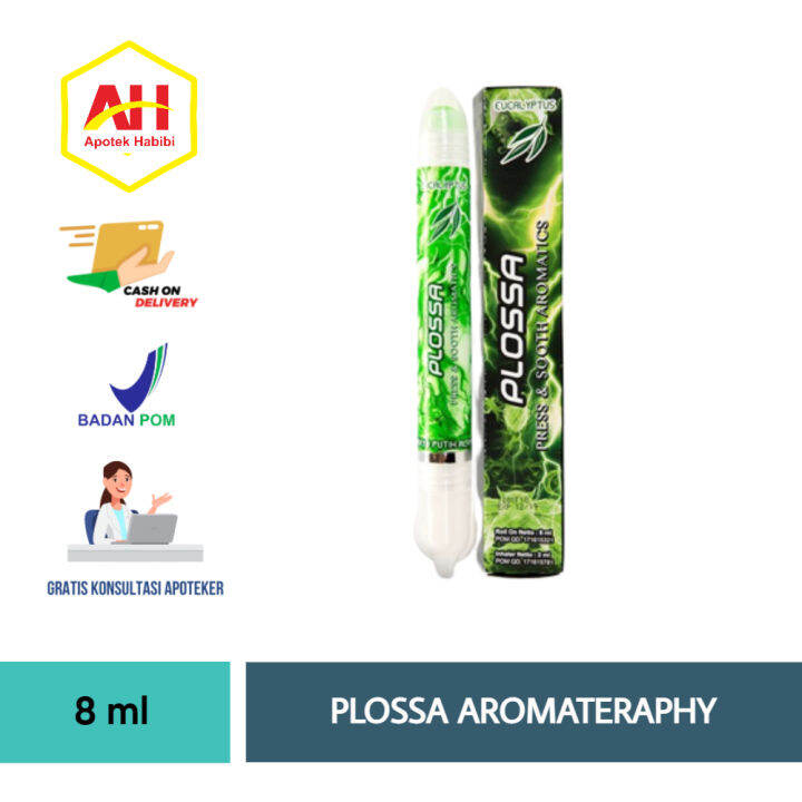 Plossa Plosa Eucalyptus Plosa kayu putih alami 8 ml Plossa hijau Plosa ...