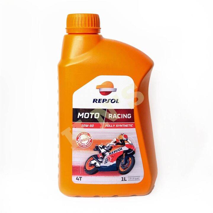 ♢REPSOL Moto Racing 4T SAE 1 Liter 10W-50 Fully Synthetic Motorcycle ...