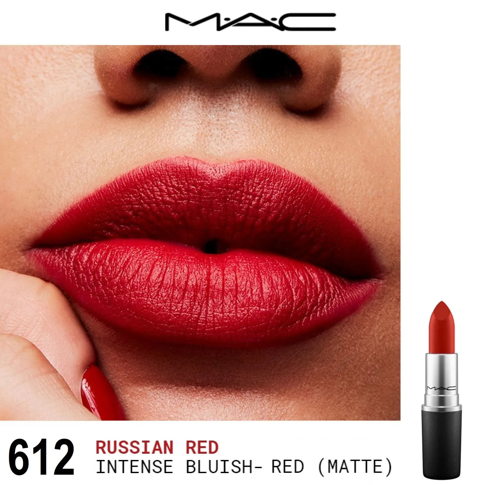 [Full Size] MAC Matte Lipstick 3g | เนื้อ Matte | เนื้อ Satin | เนื้อ ...