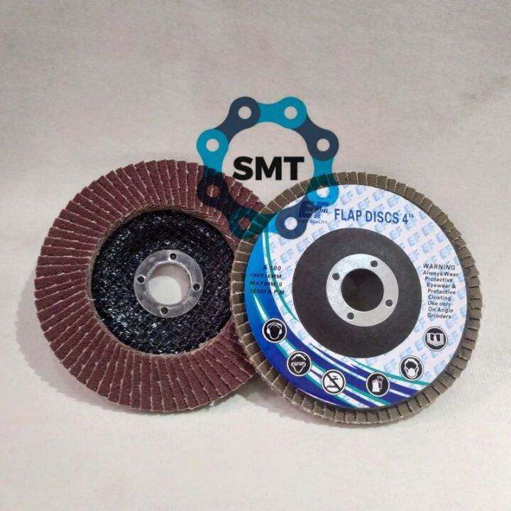 Hamplas Amplas Susun Tumpuk Flapdisc Flap Disc 4 Inch 4” Grit 100 ...