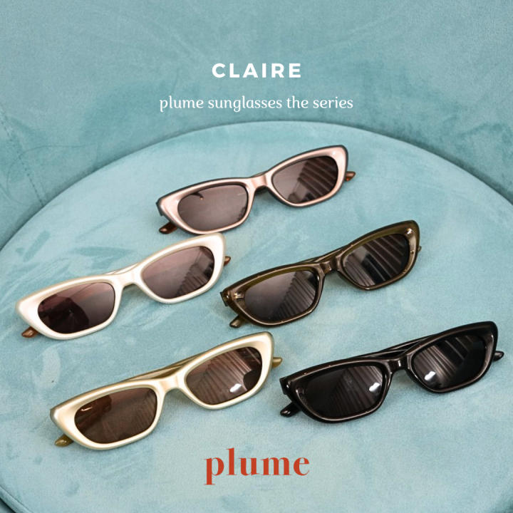 plume.bkk แว่นกันแดดรุ่น ‘Claire’ Sunglasses | Lazada.co.th
