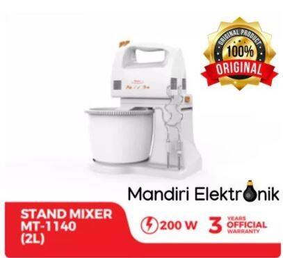Stand Mixer Maspion MT-1140 2L / Pengaduk Adonan MT1140 | Lazada Indonesia