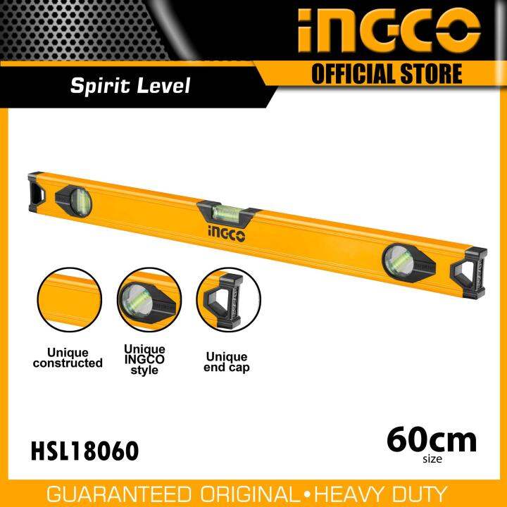 [MALL EXCLUSIVE] INGCO Spirit Level Leveling Tool 60CM HSL18060 HTSS | Lazada PH