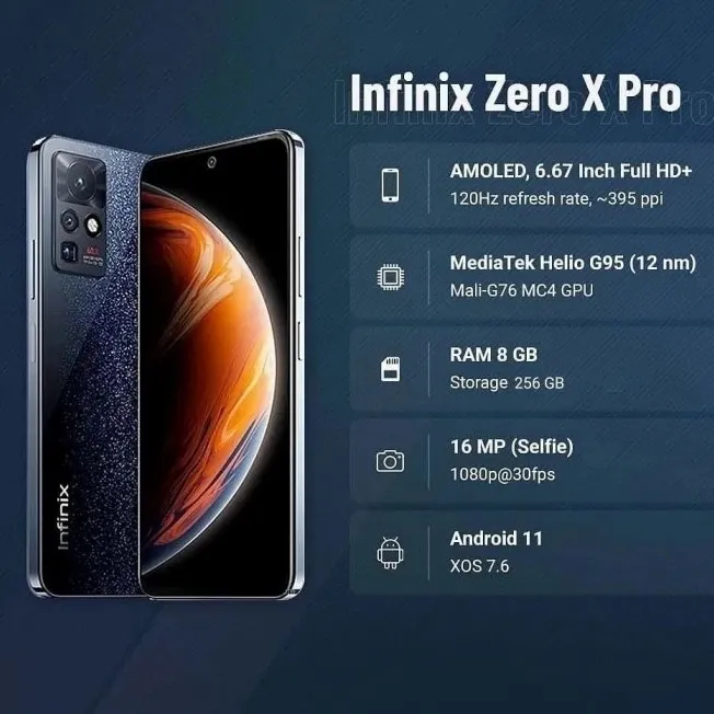 Infinix Zero X Pro 8/256 Garansi Resmi | Lazada Indonesia