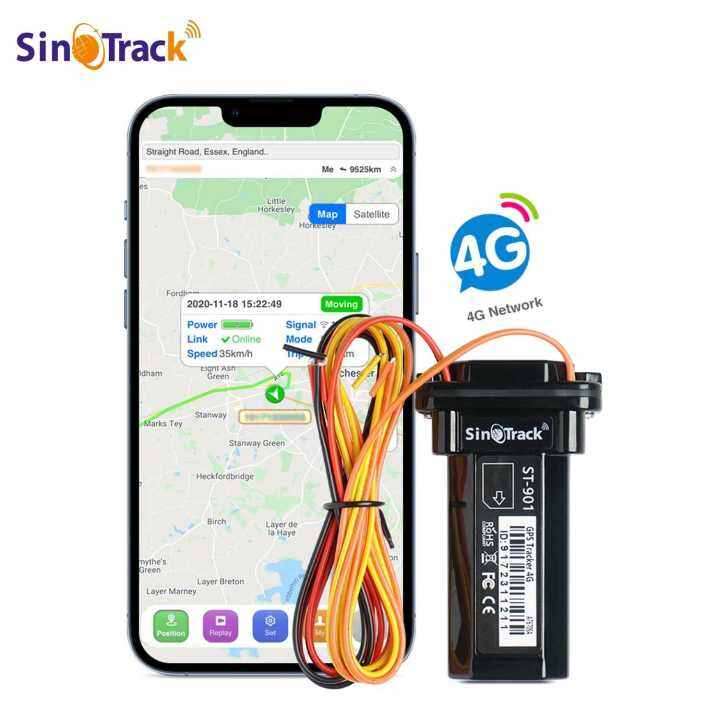 SinoTrack ST-901L รองรับคลื่น 4G ดูตำแหน่งรถแบบเรียลทาม ใช้ได้กับรถทุกชนิด ตัดสตาร์ทได้ สั่งดับ ...