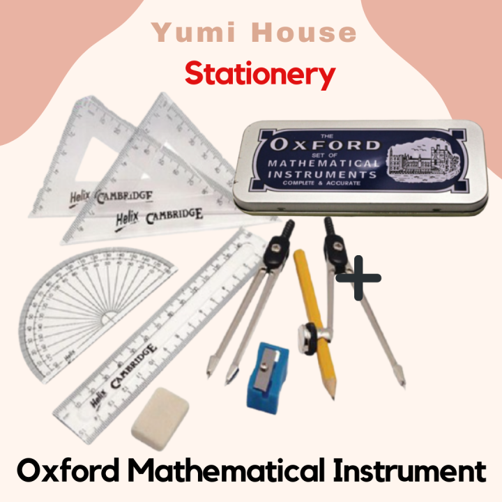 【Malaysia Ready Stock】Oxford Math Set Stationery Set Mathematical ...