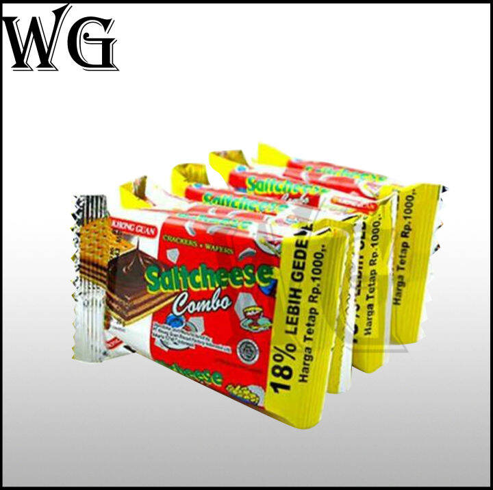 Khong Guan Saltcheese Wafer Combo 10 sachet 20 gram | Lazada Indonesia