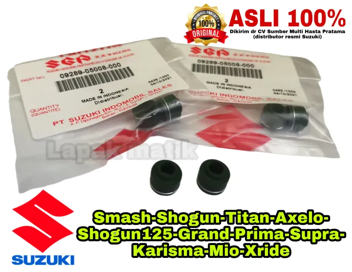 Sil Klep SMASH SHOGUN GRAND SUPRA MIO KARISMA TITAN AXELO SGP SUZUKI ...