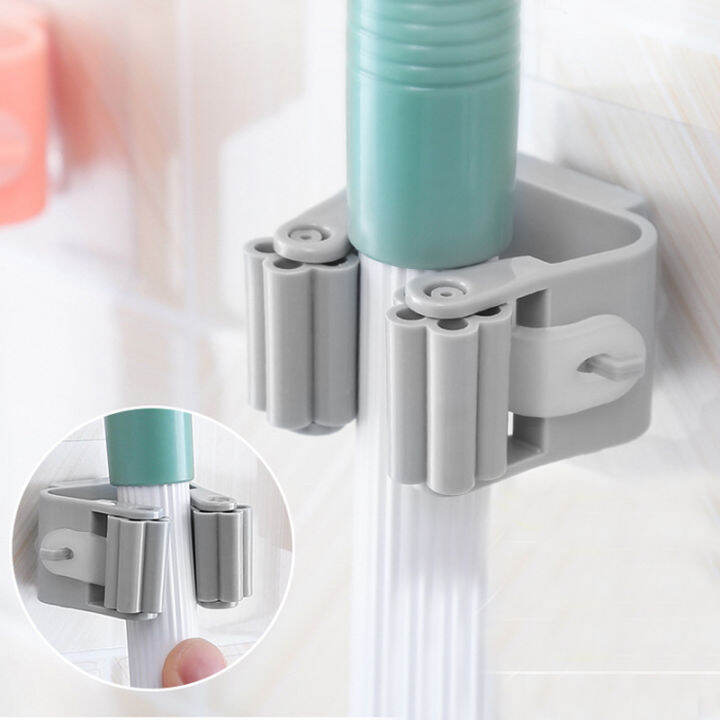 Gantungan Penjepit Sapu Atau Alat Pel Hook Penyimpanan Rak Organizer ...