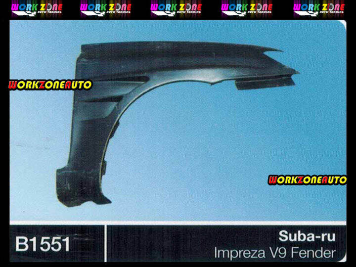 B1551 Subaru Impreza V9 Fiber Fender Body kit Bodykit | Lazada