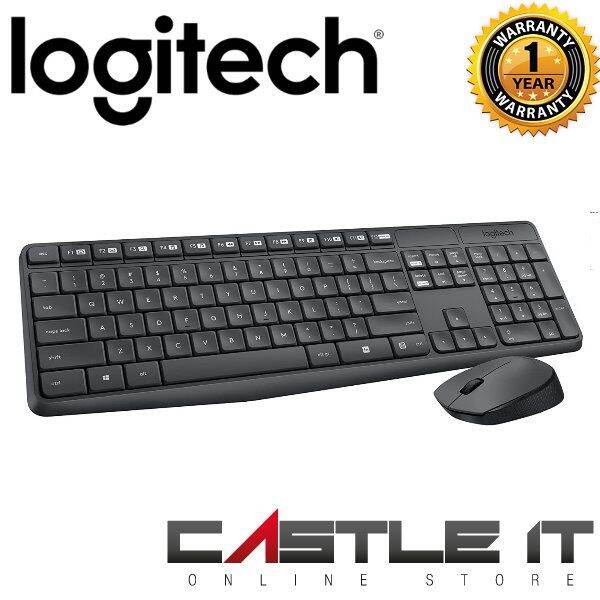 Logitech Mk235 Combo Desktop Wireless Keyboard Mouse 920 007937 Lazada