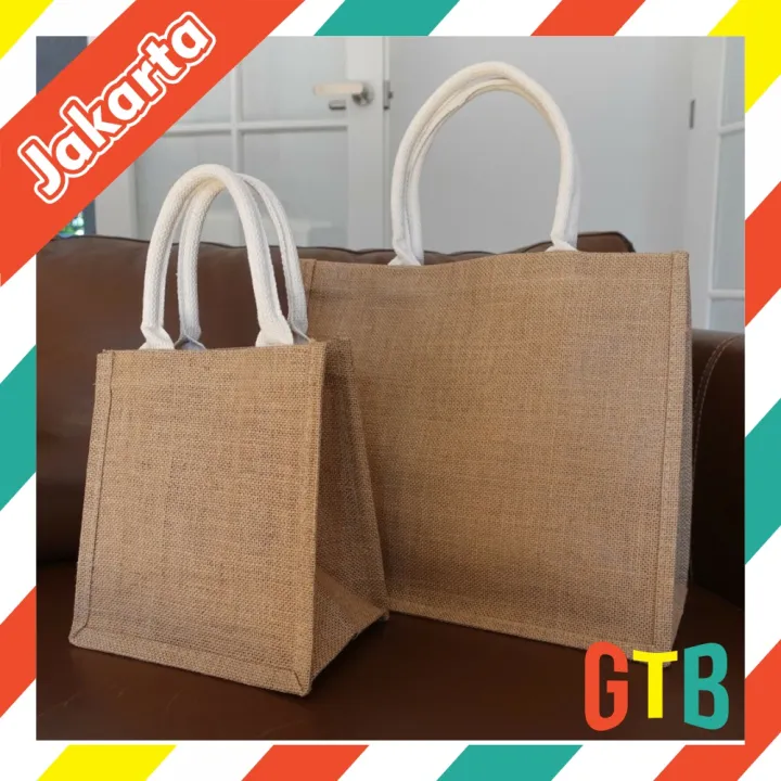 GTB W181 Tote Bag Tas Karung Goni/Tas Goni/Artistic Kanvas Hand Bag ...